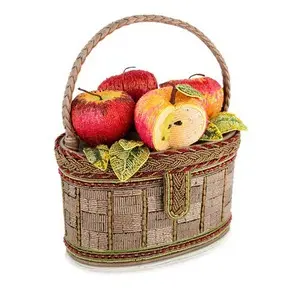 MARY FRANCES ACCESSORIES Apple Orchard Top Handle Handbag