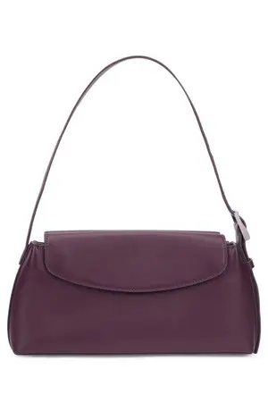 BEHNO Yara Leather Baguette Bag - Cherry