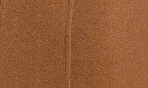 Vince Camuto Faux Fur Trim Maxi Coat - Camel
