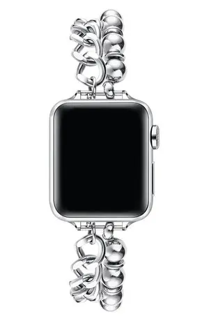 POSH TECH Liv Mixed Link Apple Watchband - Silver