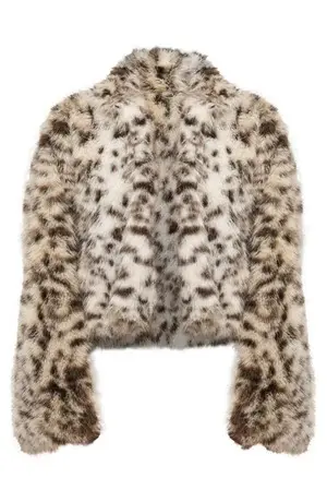 Abrand Denim Atomic Faux Fur Jacket