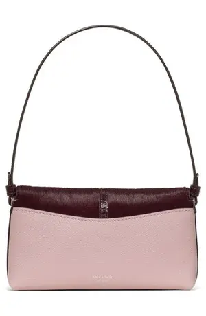 Kate Spade New York Loop Calf Hair Mixed Material Shoulder Bag