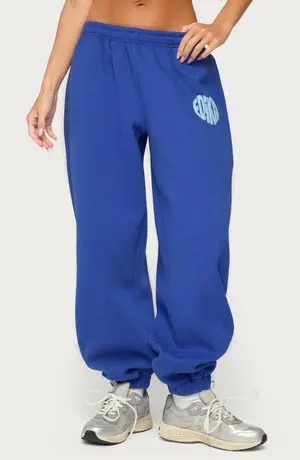 EDIKTED Major Love Sweatpants - Blue