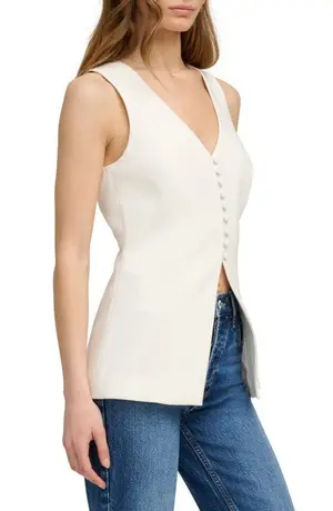 FAVORITE DAUGHTER The Longline Vest - Pearl