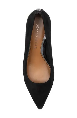 DONALD PLINER Talani Pointed Toe Pump - Black