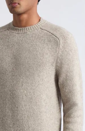THOM SWEENEY Lux Wool & Yak Hair Blend Crewneck Sweater