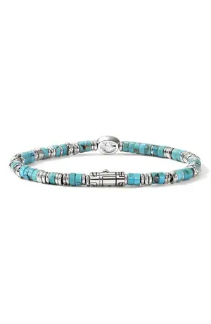 John Hardy Jh Lovestruck Diamond Heishi Bracelet