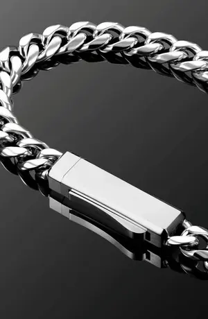 VINCERO 5mm Curb Chain Necklace - Silver