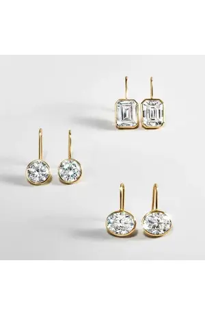 BAUBLEBAR Fallon Bezel Drop Earrings