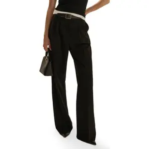 FAVORITE DAUGHTER The Favorite High Waist Pleated Wide Leg Pants