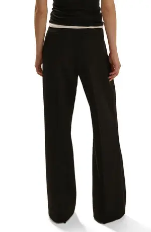 FAVORITE DAUGHTER The Favorite High Waist Pleated Wide Leg Pants