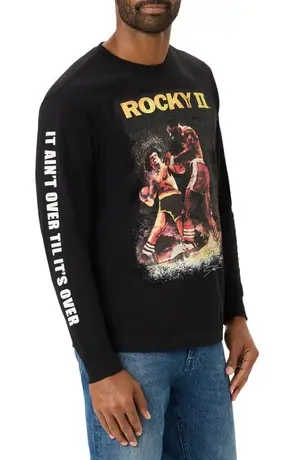 Robert Graham X Rocky 50th Redemption Long Sleeve Graphic T-shirt