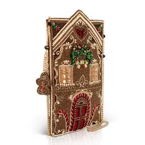 MARY FRANCES ACCESSORIES Candy Cottage Crossbody Phone Bag