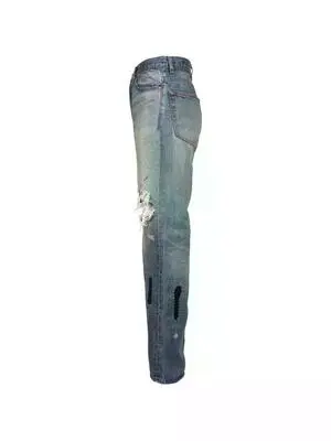 KAMIYA Repaired Bootcut Jeans