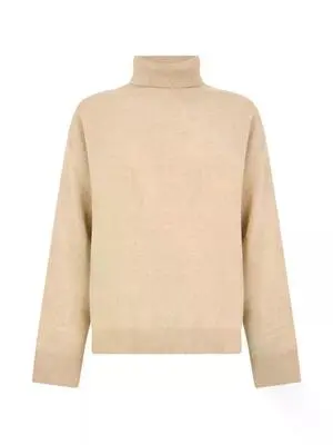 MOORER Roll-neck Sweater - Neutrals
