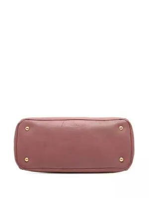 Miu Miu 2021-2025 Leather Madras Tote Satchel