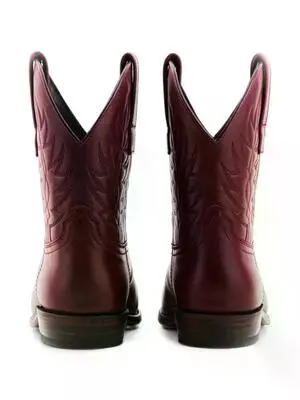 PAUL WARMER Kansas Leather Cowboy Boots