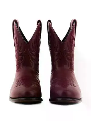 PAUL WARMER Kansas Leather Cowboy Boots
