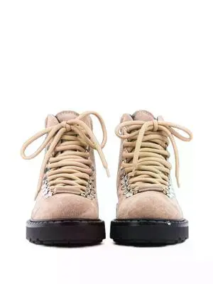 PAUL WARMER Courchevel Suede Combat Boots