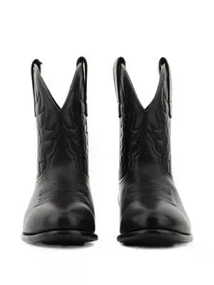 PAUL WARMER Kansas Leather Cowboy Boots