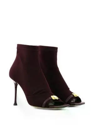 MOROBÉ Lena 03 Gold-tone Plaque Boots