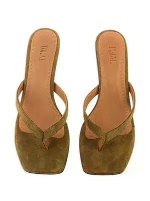 TORAL SHOES Rocio Heeled Thong Sandals