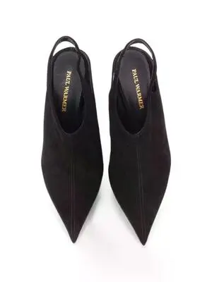 PAUL WARMER Suede Slingback Pumps