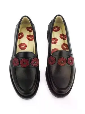 DUKE + DEXTER Wild Kisses Leather Loafers