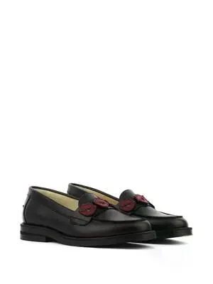 DUKE + DEXTER Wild Kisses Leather Loafers
