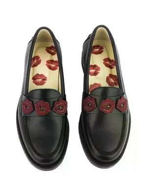 DUKE + DEXTER Wild Kisses Leather Loafers