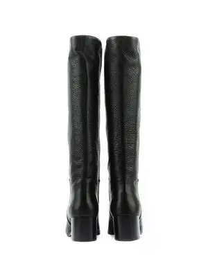 TORAL SHOES Paisley Grained Leather Boots