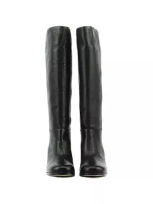 TORAL SHOES Paisley Grained Leather Boots