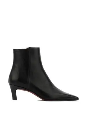 PAUL WARMER Milia Pointed-toe Ankle Boots - Black