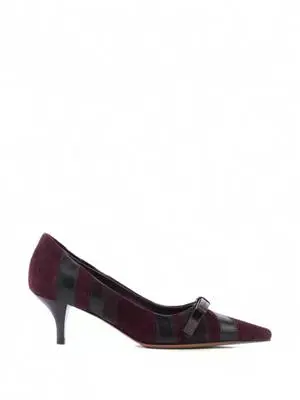 Roberto Festa Kande Bow-detail Panelled Pumps - Red