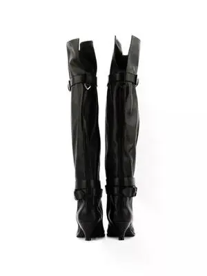 Elena Iachi Queenie Buckle-strap Slouchy Boots