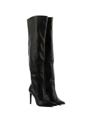 PAUL WARMER Patrice Over-the-knee Boots - Black