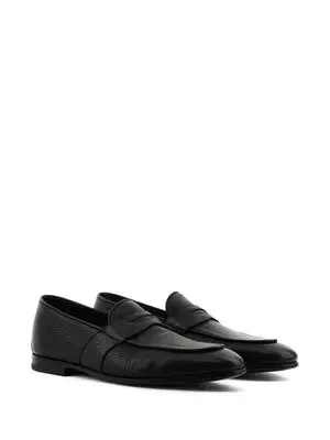 FRANCESCHETTI Caviar Leather Loafers