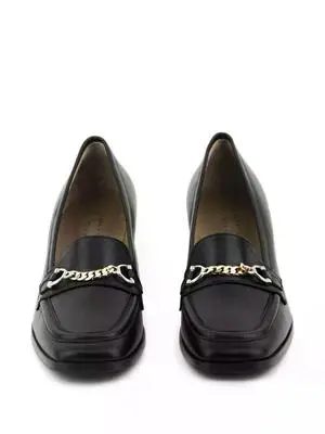Roberto Festa Gert Chain-link Leather Pumps