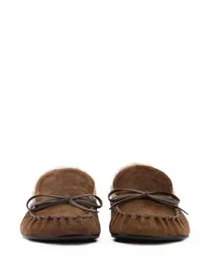 TORAL SHOES Peyton Shearling-lined Loafers