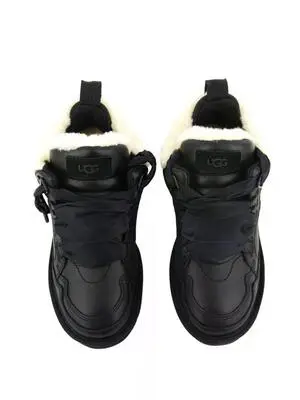 UGG Lowmel Leather Sneakers - Black