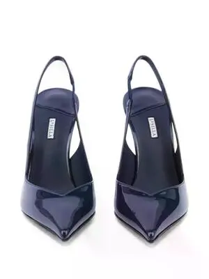 LE SILLA Vivienne Leather Slingback Heeled Pumps