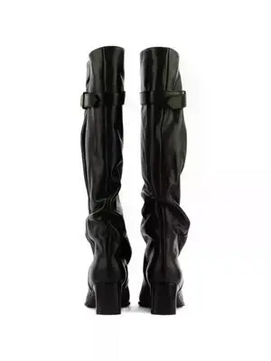 Elena Iachi Slouchy Buckled Boots