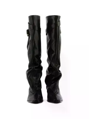 Elena Iachi Slouchy Buckled Boots