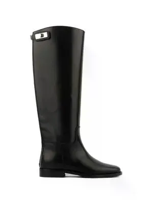 PAUL WARMER Rider Knee-high Boots - Black