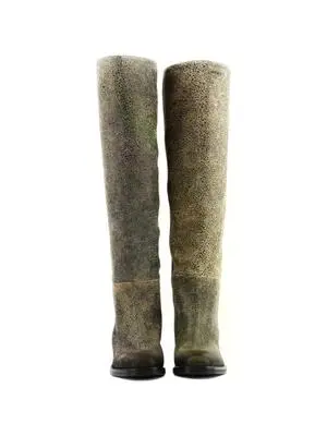 Elena Iachi E4415 Shanti Squared-toe Knee-high Boots