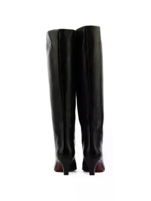 PAUL WARMER Fredine Pointed-toe Knee-high Boots