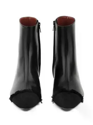 PAUL WARMER Toe-cap-detail Ankle Boots