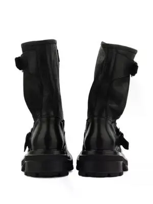 Elena Iachi Buckle-strap Biker Boots