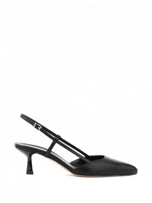 PAUL WARMER Pointed-toe Slingback Pumps - Black