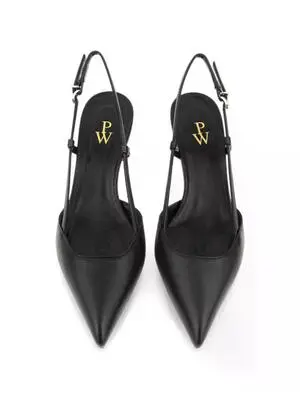 PAUL WARMER Pointed-toe Slingback Pumps